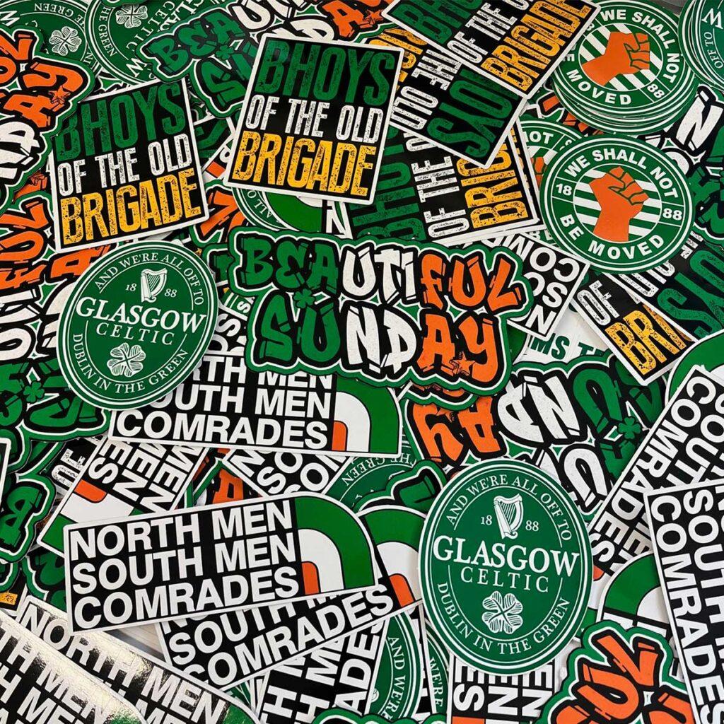 Celtic FC Pin Badges & Celtic FC Stickers Glasgow Celtic