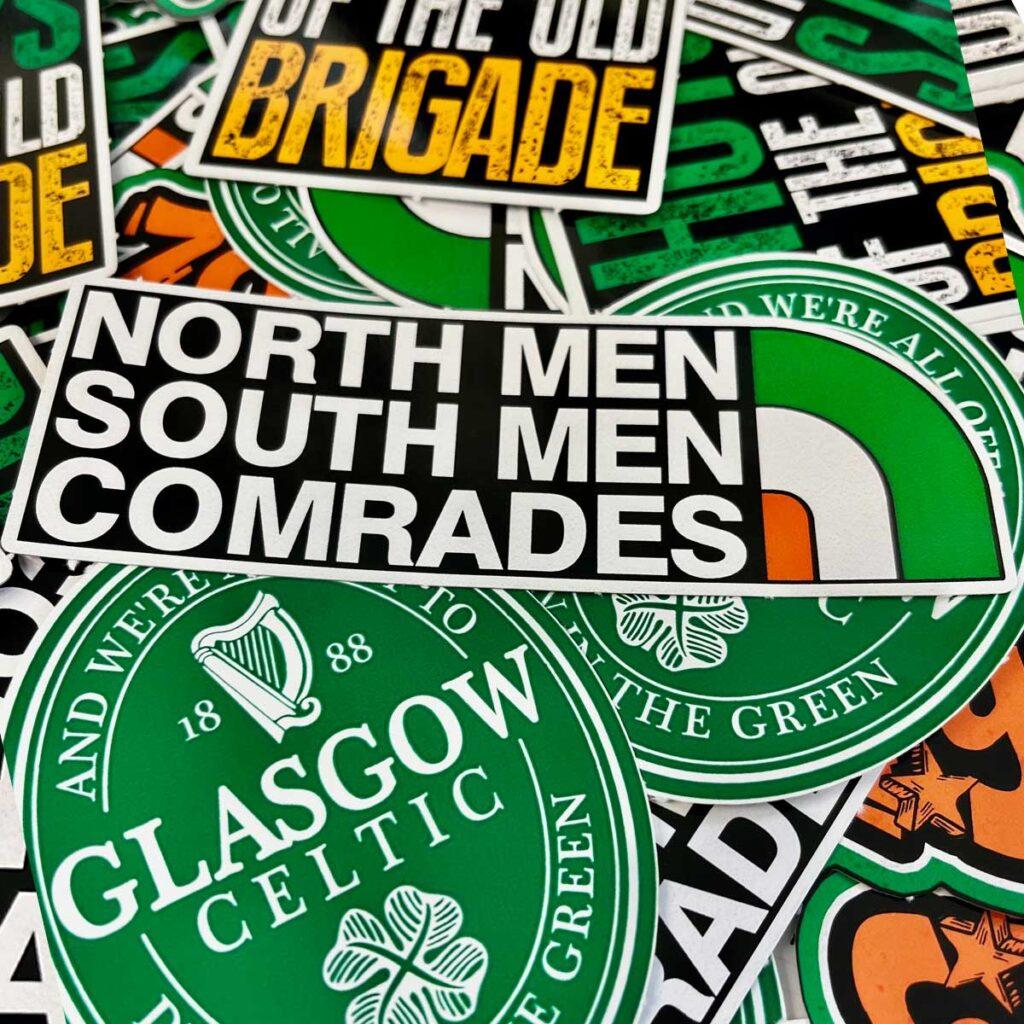 Celtic FC Pin Badges & Celtic FC Stickers Glasgow Celtic