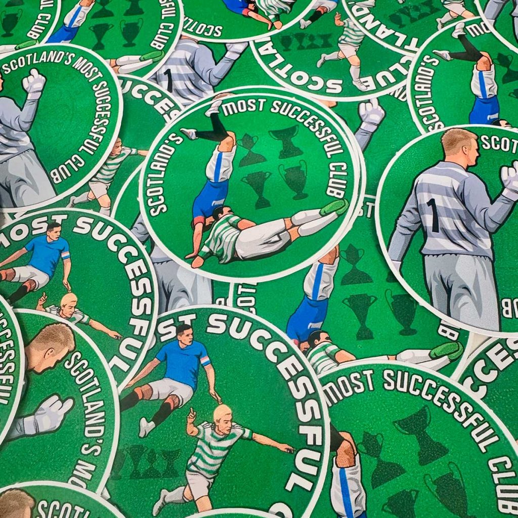 Celtic FC Pin Badges & Celtic FC Stickers Glasgow Celtic