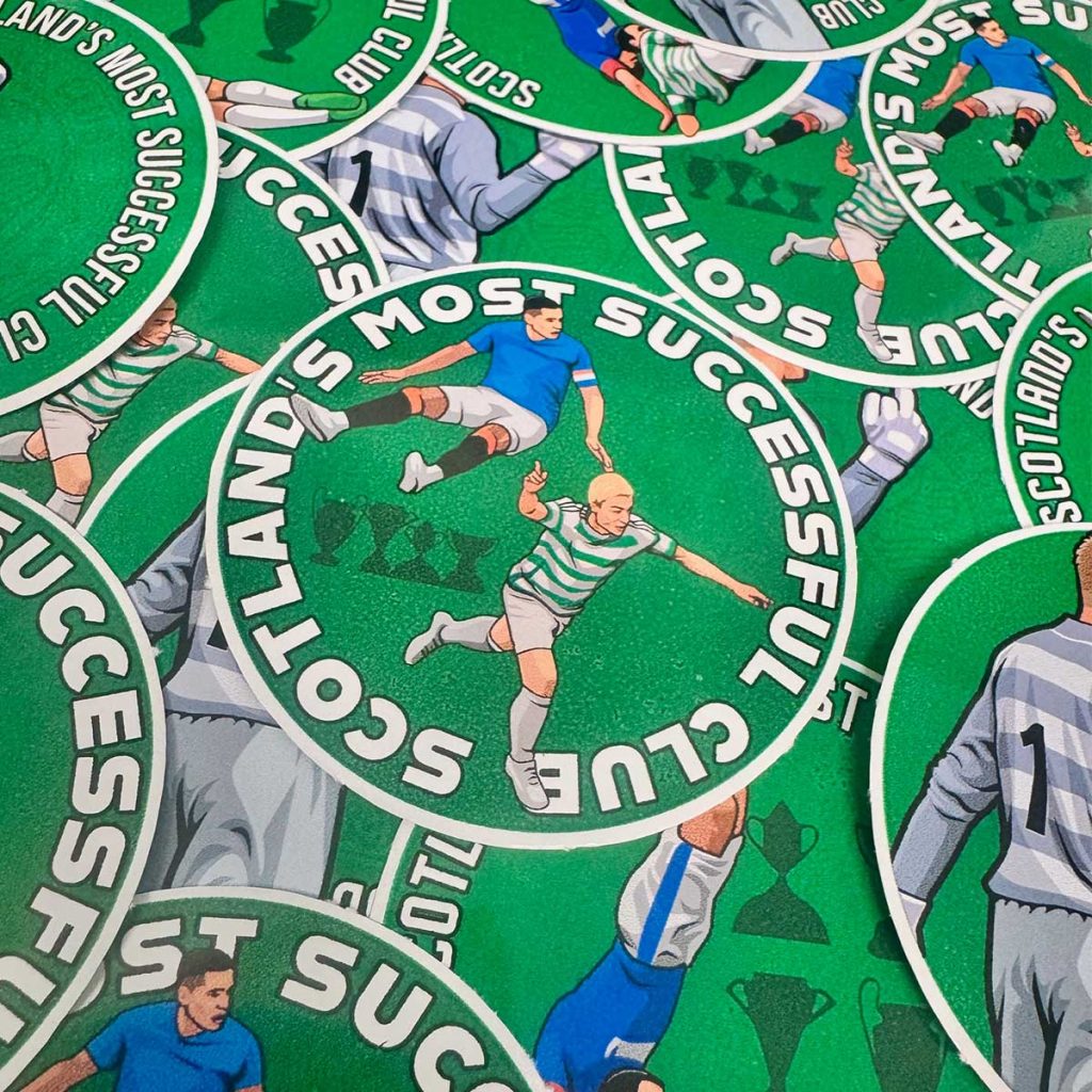 Celtic FC Pin Badges & Celtic FC Stickers Glasgow Celtic
